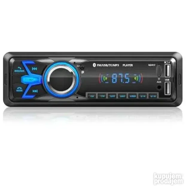 MP3 USB TF radio za auto, Bluetooth/ AUX / SD / USB, N2417 ...
