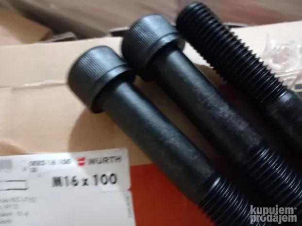 Imbus vijak DIN 912 kv 12.9 M16x100 - KupujemProdajem