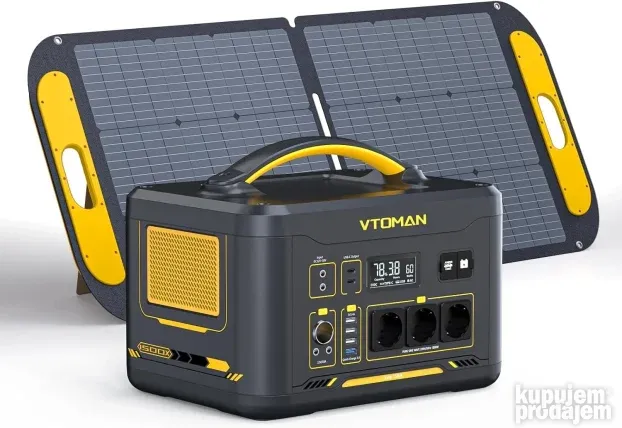 Solarni Generator VTOMAN 1500w sa panelom - KupujemProdajem