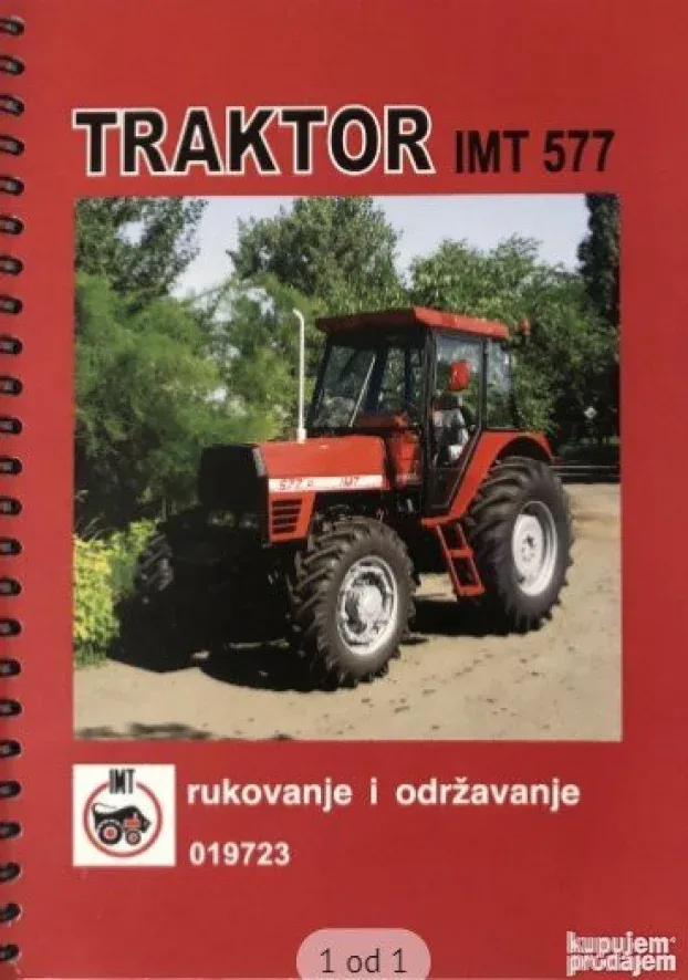 IMT 577 Novi tip Uputstvo - KupujemProdajem