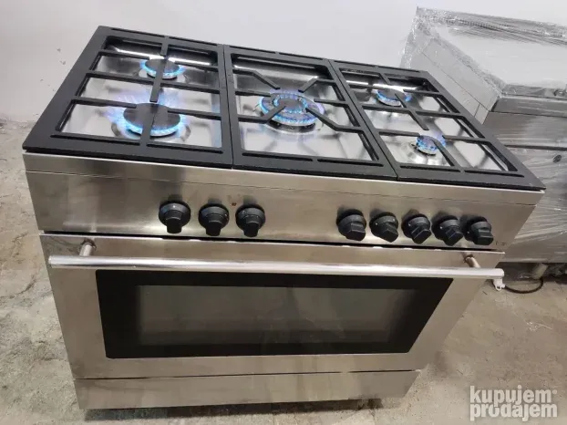 Profesionalni sporet na plin sa ogromnom turbo rernom - KupujemProdajem