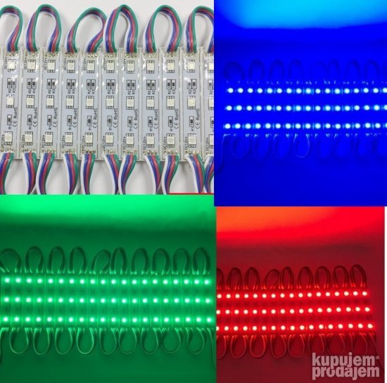 LED Modul 12V waterproof RGB - KupujemProdajem