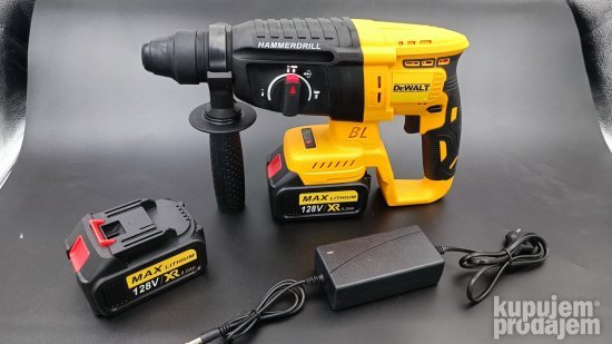 Dewalt aku hilti busilica 128v + dve baterije - KupujemProdajem