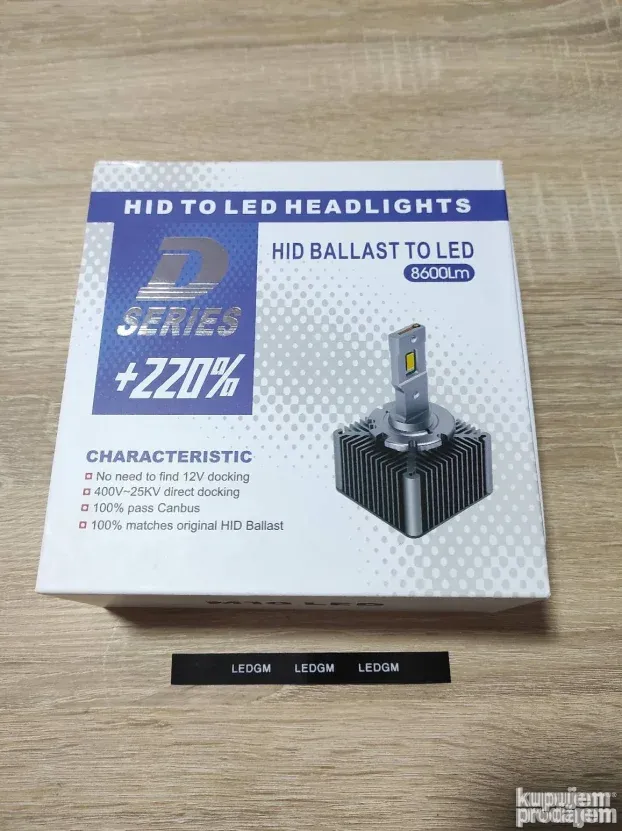 D2S D2R LED SET CANBUS, zamena za fabricke XENON sijalice - KupujemProdajem
