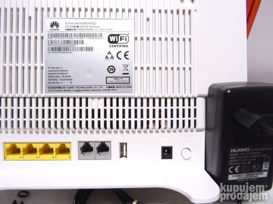 Optički modem ONT Huawei EchoLife HG8245Q2 GPON Terminal - KupujemProdajem