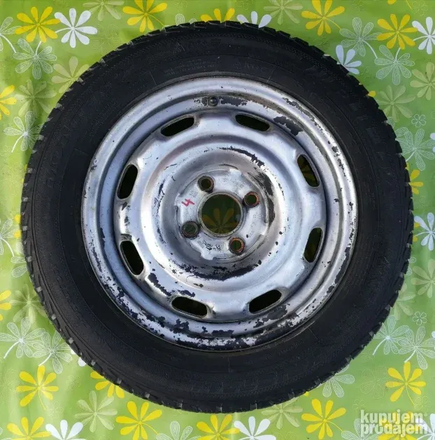 VW čelična felna 14 cola 4x100 za Volkswagen GOLF MK 3 - KupujemProdajem