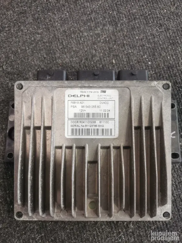 Motorni računar CITROEN C3 1.4 R0411C023B, PSA 96 543 055 80 - KupujemProdajem