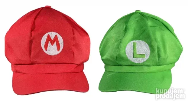 Kapa Super Mario Luigi Za Maskenbal Kostim Noć Veštica M2 - KupujemProdajem