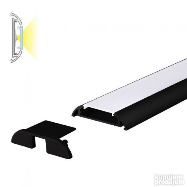 Alu profil za LED trake set sa difuzorom 5550221 - KupujemProdajem