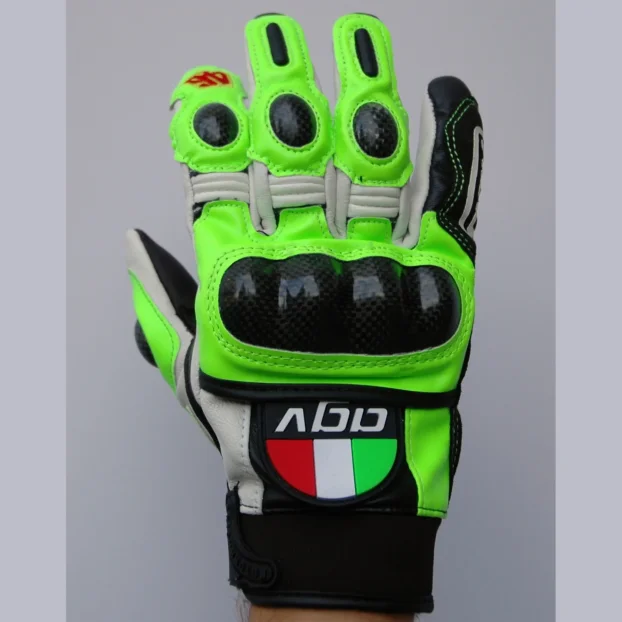 AGV - Moto rukavice VR46 model 4 zelene - KupujemProdajem