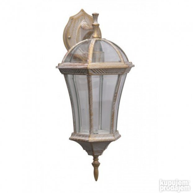 Baštenska lampa, fenjer BELI max.1x60W E27 M2004-D - KupujemProdajem