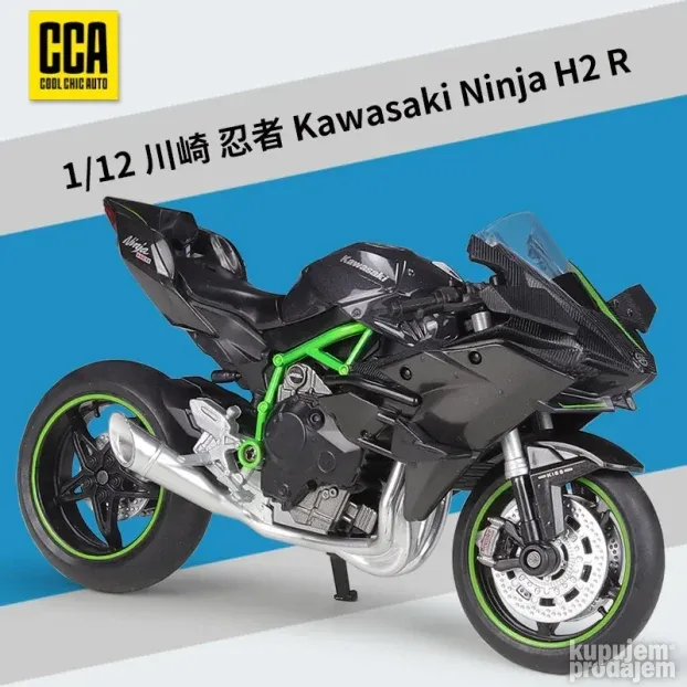 Kawasaki Ninja H2 R ~ Sertifikovana replika 1:12 - KupujemProdajem