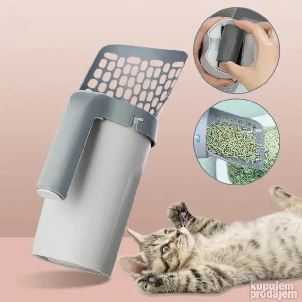 2 u 1 lopatica sa dozerom za sakupljanje macinog izmeta - KupujemProdajem