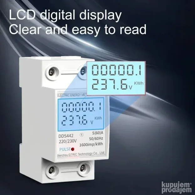 Kontrolno brojilo monofazno 5-80A - KupujemProdajem