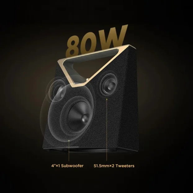 Bluetooth zvucnik BUGANi Brief Plus BS12304 bez-zlatni - NOV ...