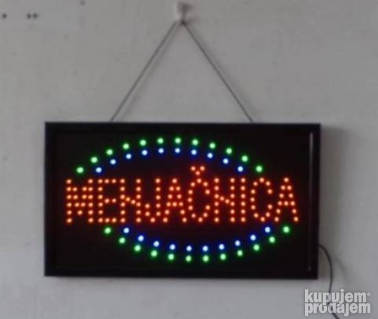 Led reklama menjačnica 60 cm 30cm - KupujemProdajem