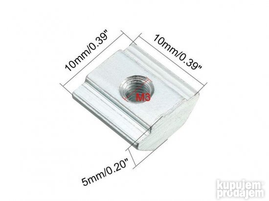 Klizna T-matica M3 za 2020 EU aluminijumski profil - KupujemProdajem