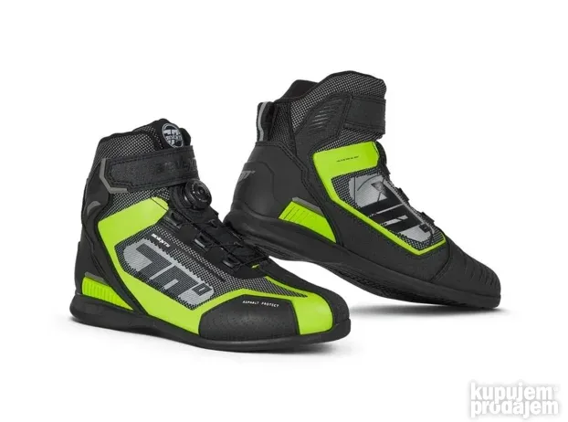 Seventy Degrees moto patike SD-BR3 Pro Veloce crne/fluo - KupujemProdajem