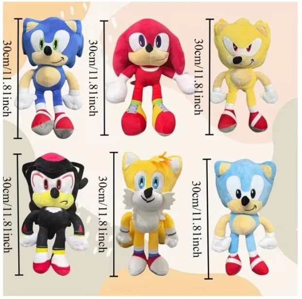 Igračka Plišana Sonic The Hedgehog Jež Model 1 (Poklon) - KupujemProdajem