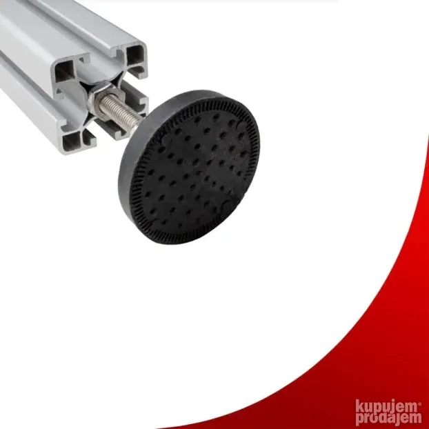 Podesiva zglobna PVC nogica za aluminijumske profile - KupujemProdajem
