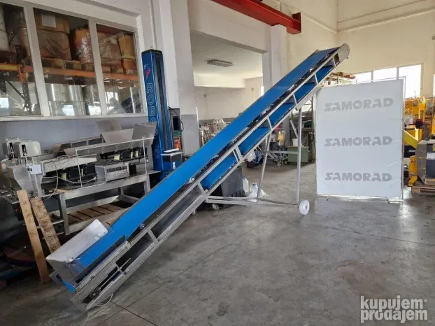 Transportna traka 7m dugacka. INOX - KupujemProdajem