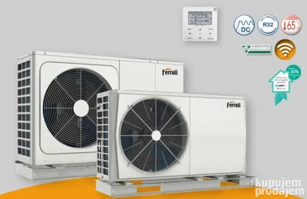 Toplotna pumpa vazduh voda inverter monoblok R32 Ferroli - KupujemProdajem