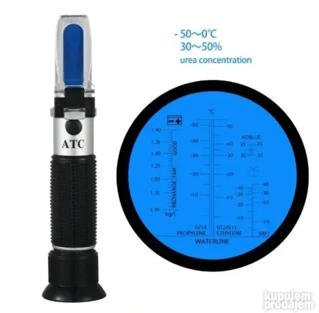 Refraktometar -profi merac antifriza 4 u 1 - KupujemProdajem