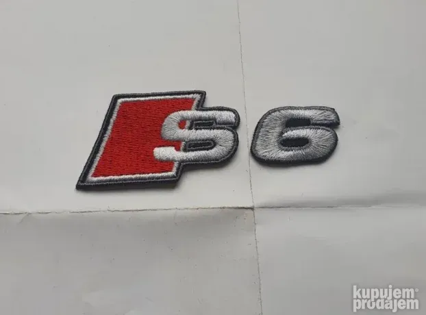 S6, Sline vezeni logo za sedista AUDI - KupujemProdajem