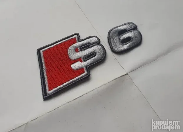 S6, Sline vezeni logo za sedista AUDI - KupujemProdajem