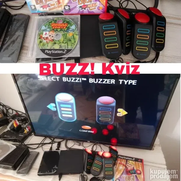 Sony PlayStation 2 BUZZ Kviz Kompletan - KupujemProdajem