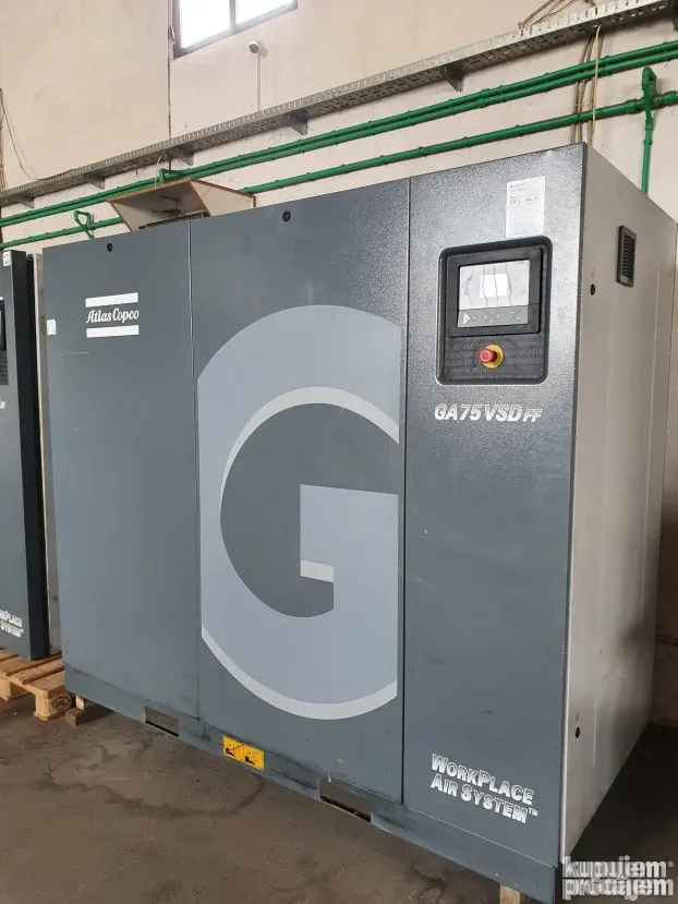 Kompresor vijacni ( vijcani ) atlas copco ga 75 vsd ff - KupujemProdajem