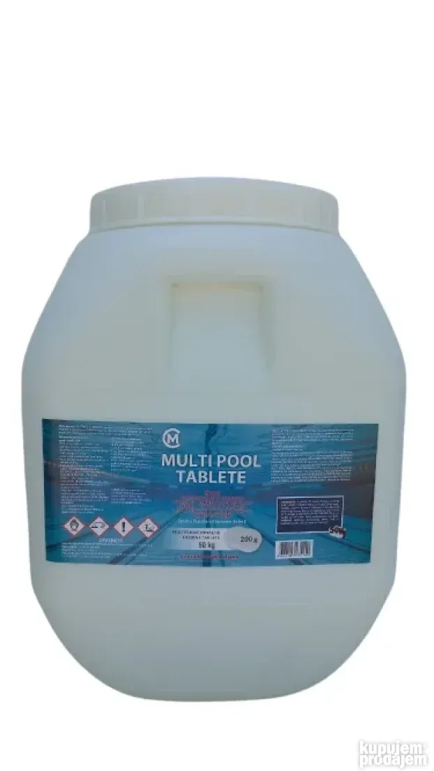 Hlor tablete za bazene 200g 50kg - KupujemProdajem