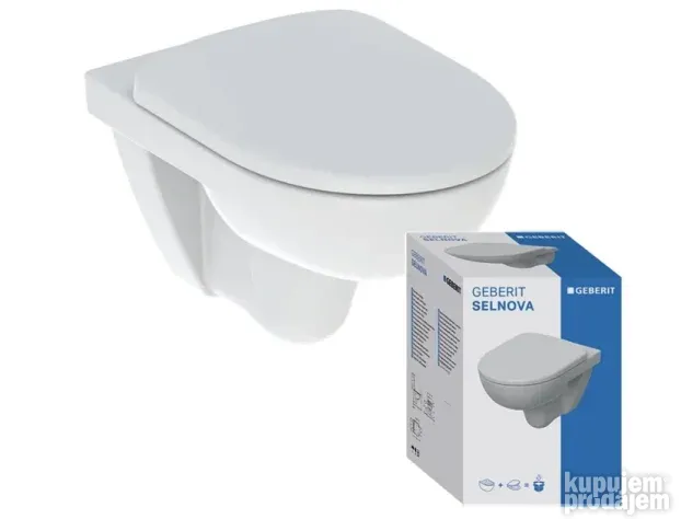 Geberit Selnova konzolna wc solja + daska NOVOOO - KupujemProdajem