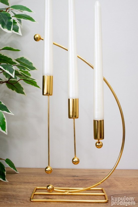 Moderni svecnjak metal - KupujemProdajem