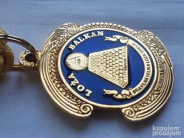 Medaljon-Ogrlica - Pravilna Velika Loza Srbije - KupujemProdajem