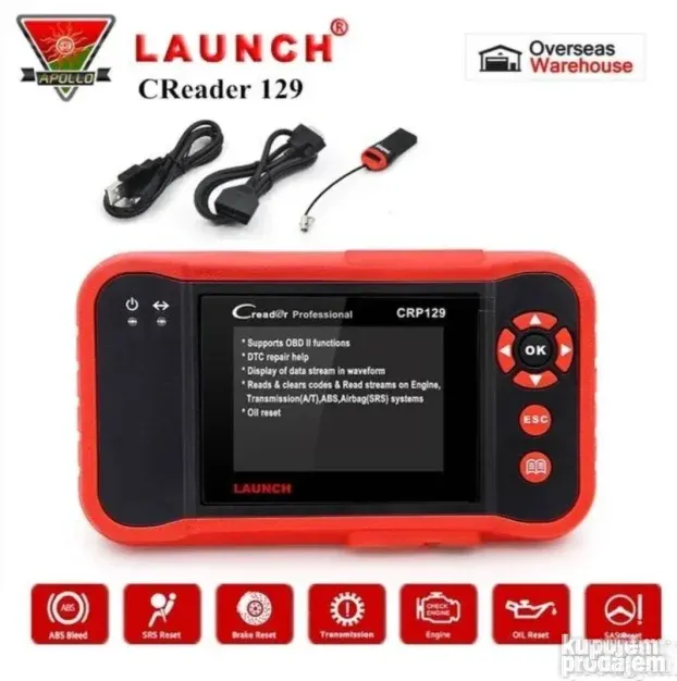 Auto dijagnostika LAUNCH CRP129 original novoM - KupujemProdajem