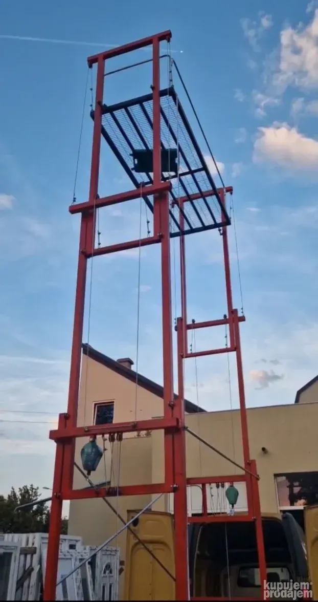 Platforme za rad na visini platforma 8m skela lift dizalica ...