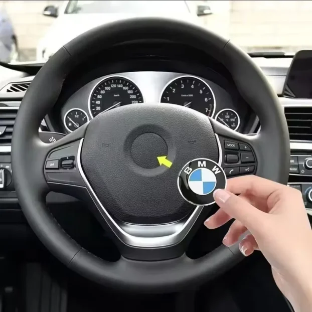BMW Stiker / nalepnica za volan 45mm, plavo beli - KupujemProdajem