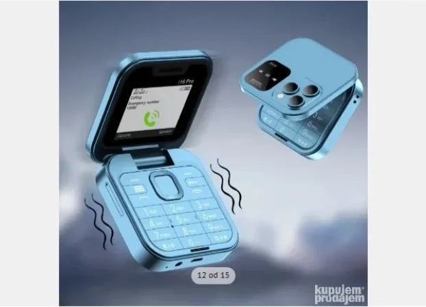 Preklopni mini flip telefon i16 pro Dual sim - KupujemProdajem