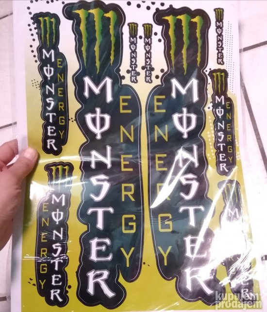 Stikeri Monster stikers monster Nalepnice za kacige Monster ...