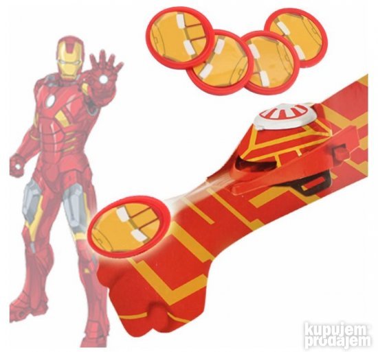 Igračka Rekvizit Rukavica Marvel Iron Man Ispaljivač Žetona ...