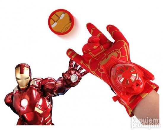 Igračka Rekvizit Rukavica Marvel Iron Man Ispaljivač Žetona ...