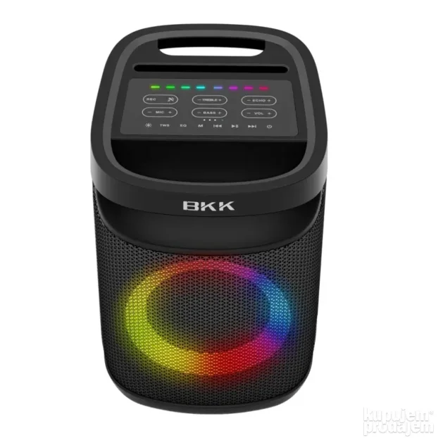 Zvucnik bluetooth BKK XC6200B sa dva mikrofona crni - KupujemProdajem