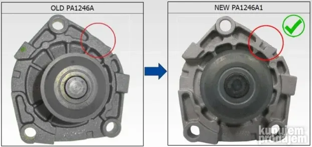 Pumpa vode SIL za alfa romeo 156 46804051 - KupujemProdajem