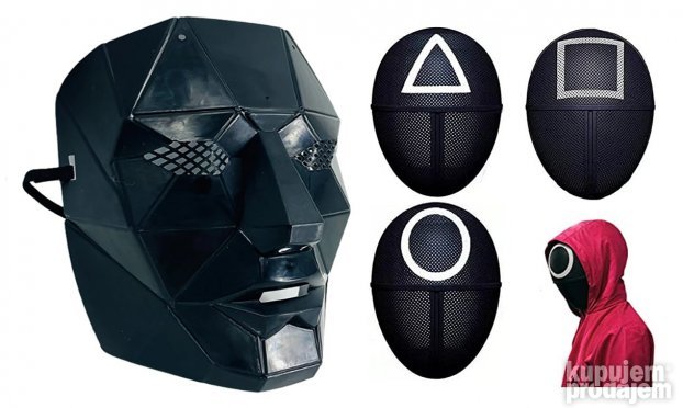 Maska Squid Game Za Noc Vestica Halloween Maskenbal Model 1 ...