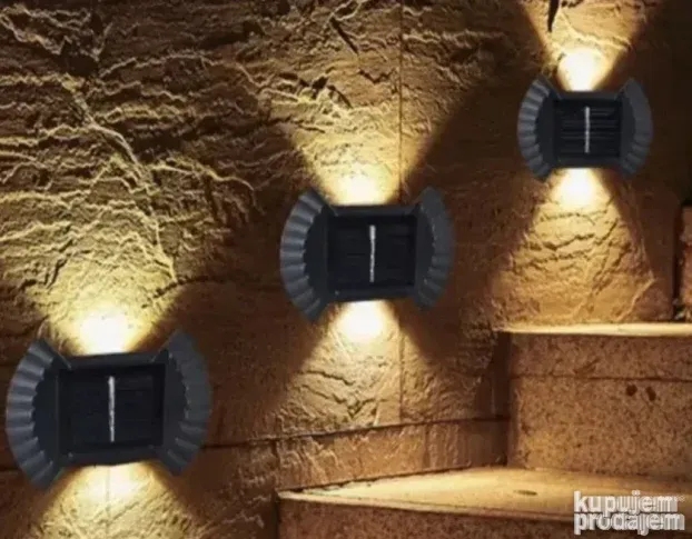 Solarne ZIDNE lampe 4kom Solar zidne Dekorativne - KupujemProdajem