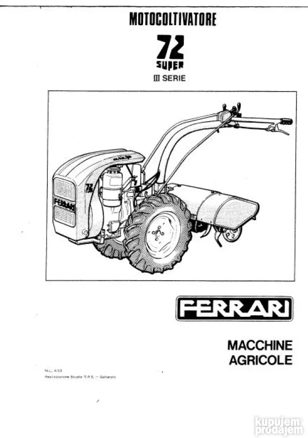 Uputstvo za Ferrari 72s - KupujemProdajem