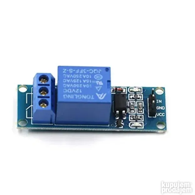 ARDUINO relejni modul / 1 relej opto izolovan 12V - KupujemProdajem