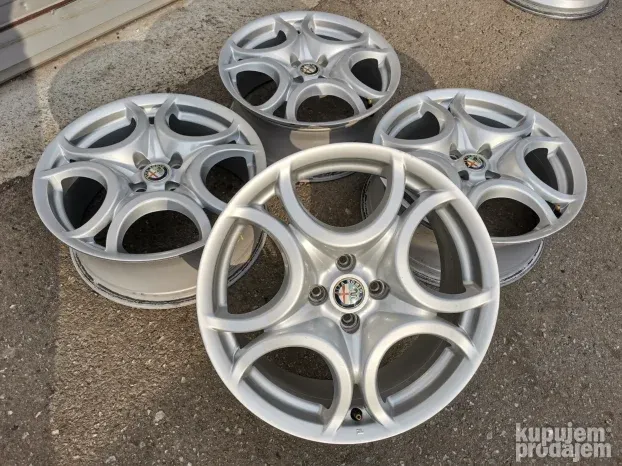 Alfa Romeo alu felne 17 4x98 ORIGINAL Mito Fiat Bravo Lancia ...