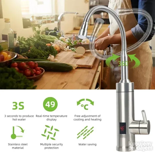 Delimano replika inox cesma za sudoperu flexi slavina bojler ...